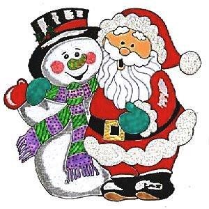 Père Noël & le bonhomme de neige